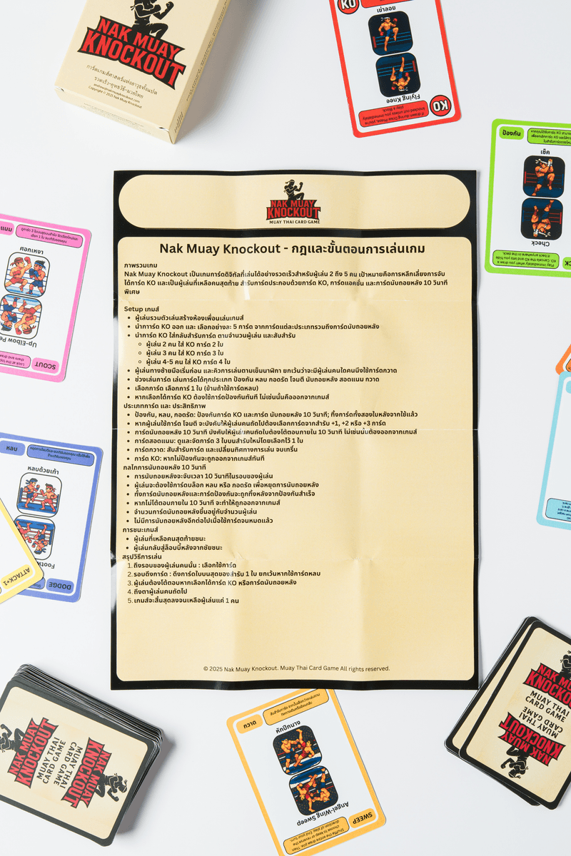 Nak Muay Knockout - The Ultimate Muay Thai Card Game